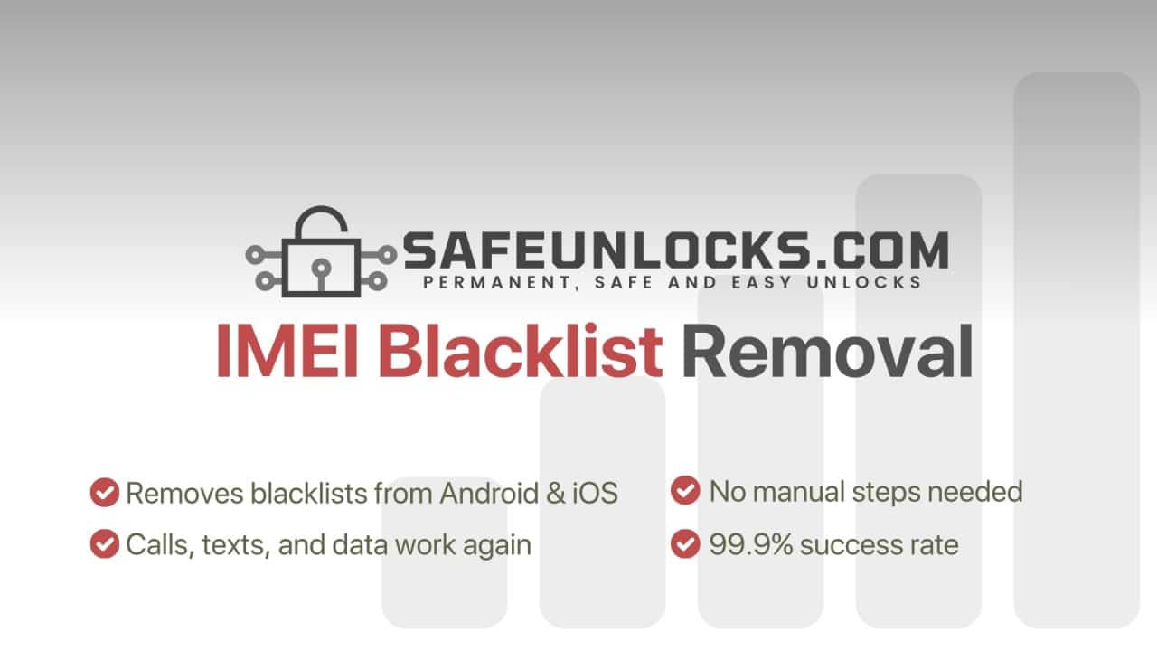 Remove IMEI Blacklist & Repair Bad ESN on Android/iOS